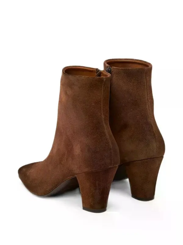 Marsèll Figura Suede Block-heel Ankle Boots - Brown