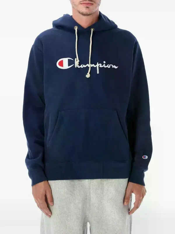 Champion Logo-embroidered Drawstring Hoodie