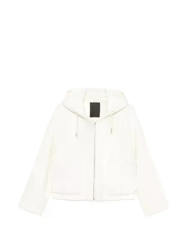 LISKA Fur-pocket Hooded Jacket - Neutrals
