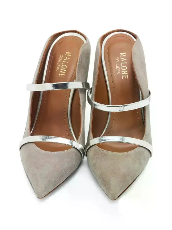 MALONE SOULIERS Suede Stiletto Mules