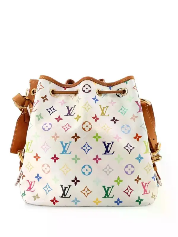LOUIS VUITTON Petit Noe Handbag Monogram Multicolor Bucket Bag