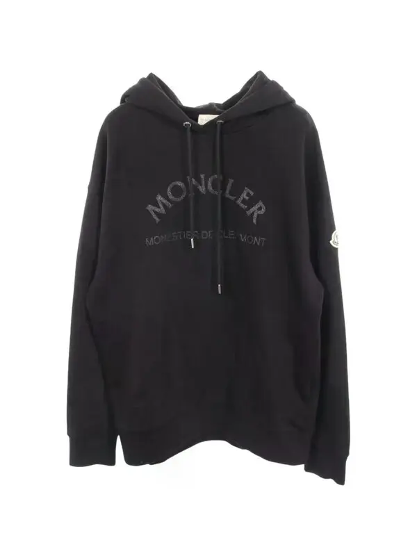 Moncler 2010s Glitter-logo Hoodie
