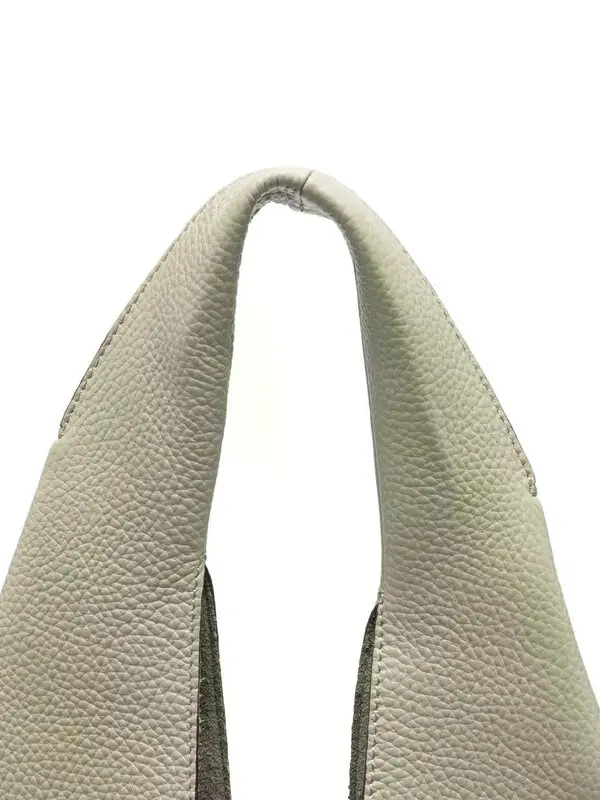 A.p.c. Virginie Pebbled-leather Shoulder Bag - Green
