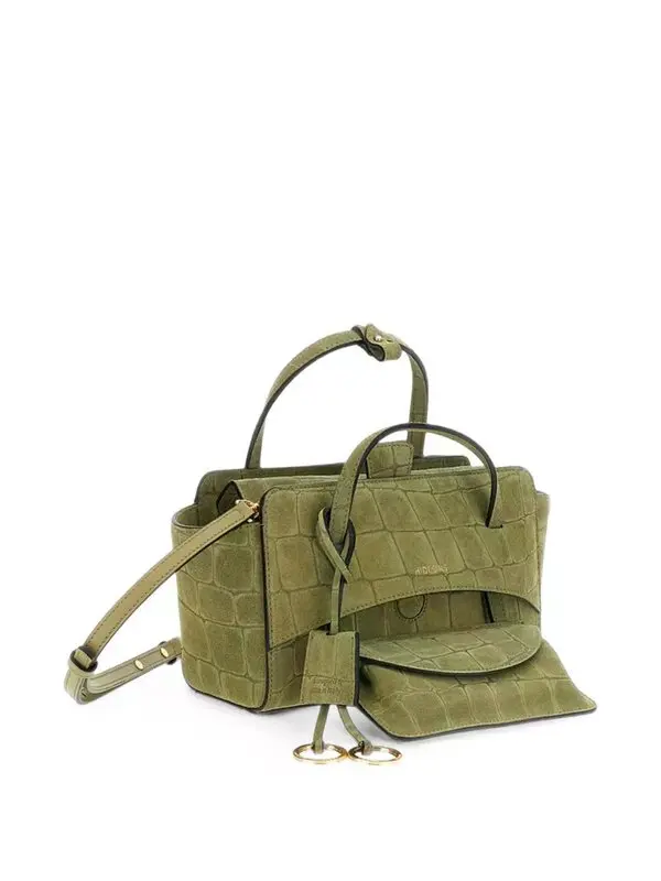 HIDESINS Flap Croc-effect Tote Bag