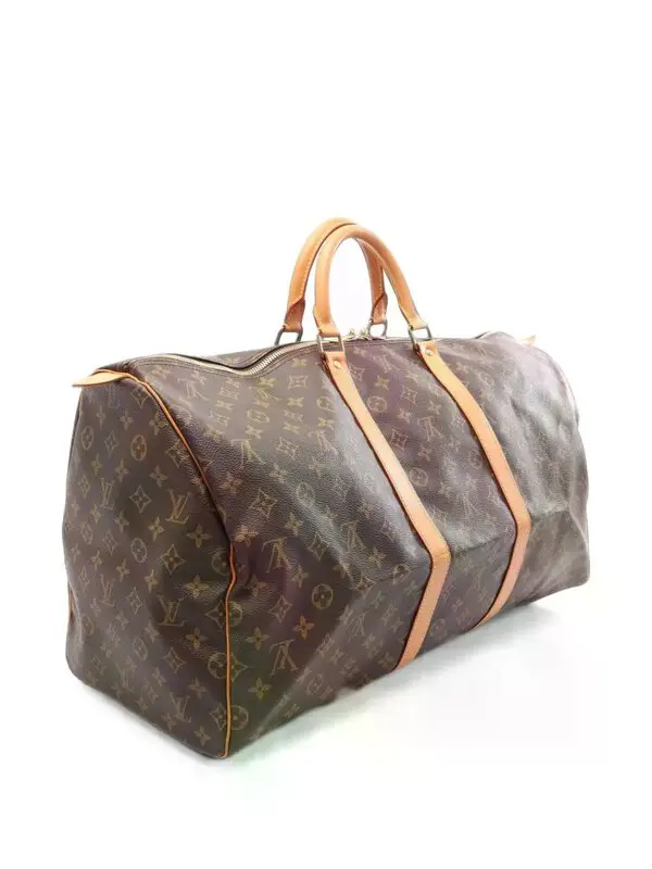 LOUIS VUITTON 2001 Monogram Keepall 55 Luggage