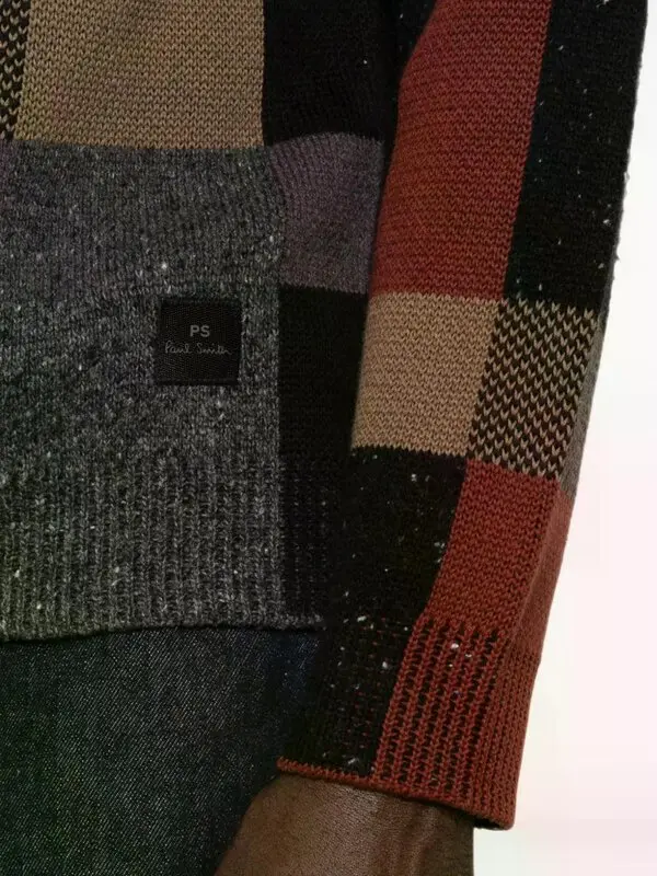 Paul Smith Colour-block Crew-neck Sweater
