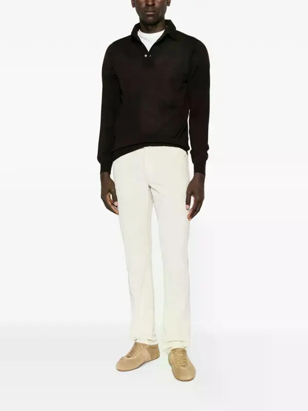 LARDINI Long-sleeve Polo Shirt