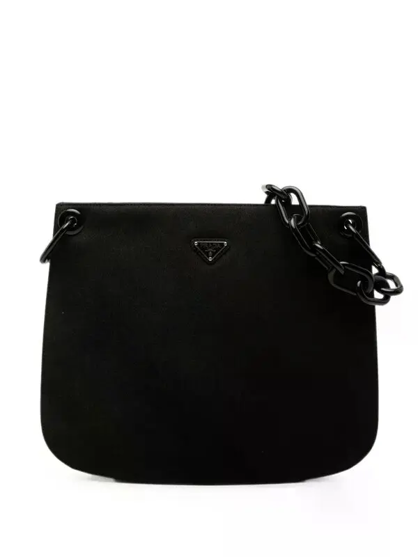 Prada 2013-2026 Canvas Lucite Chain Shoulder Bag