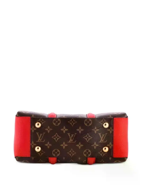 LOUIS VUITTON Monogram Canvas And Leather Soufflot Bb Satchel Tote