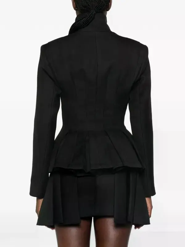 Elisabetta Franchi Peplum Button-up Jacket