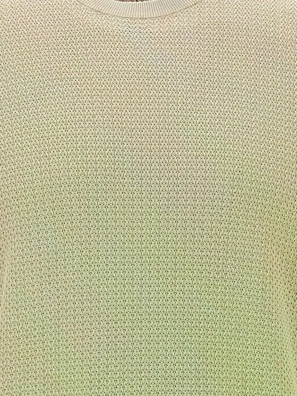 FILIPPO DE LAURENTIIS Interwoven Cotton Short Sleeve Sweater