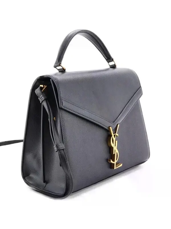 Saint Laurent Cassandra Leather Medium Satchel