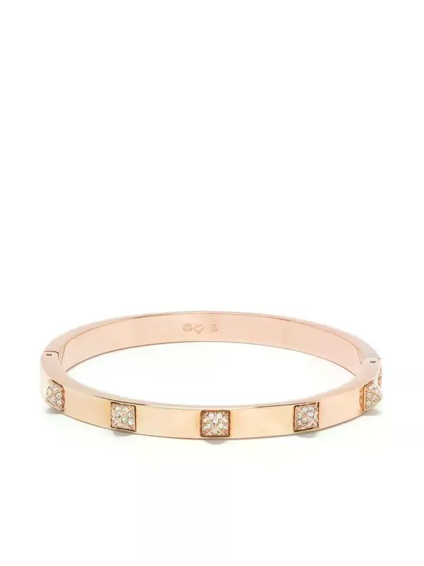 SWAROVSKI Glass-embellished Bangle - Pink