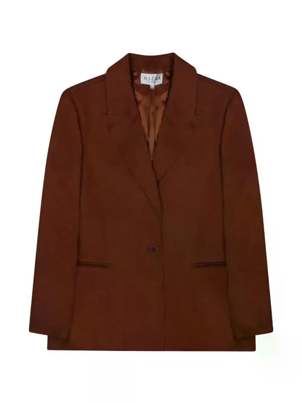 OSCAR THE COLLECTION Single-breasted Peaked-lapels Blazer