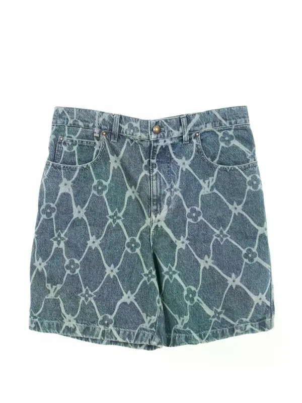 LOUIS VUITTON 2020s Monogram Denim Shorts