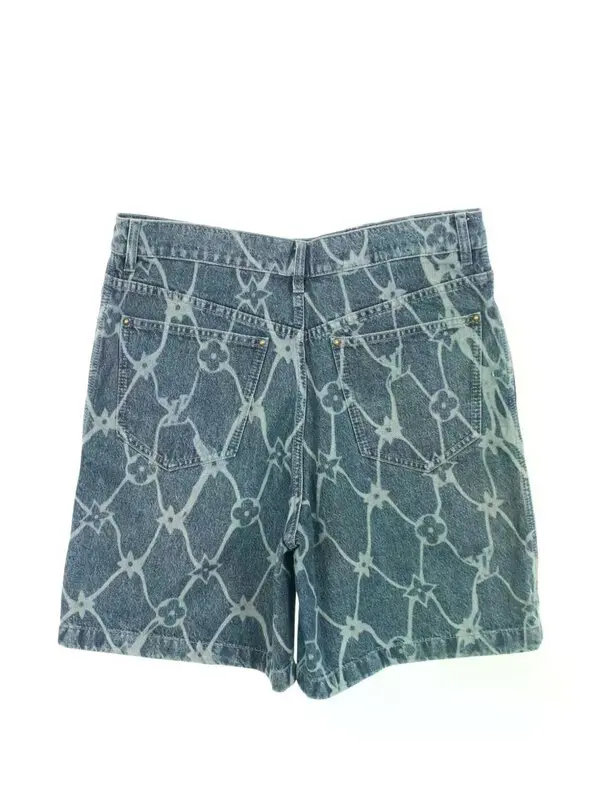 LOUIS VUITTON 2020s Monogram Denim Shorts