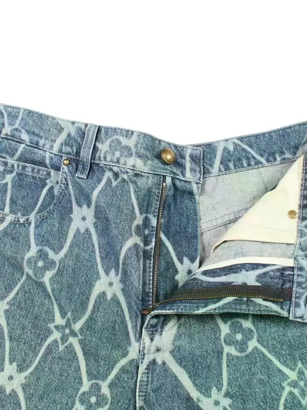 LOUIS VUITTON 2020s Monogram Denim Shorts