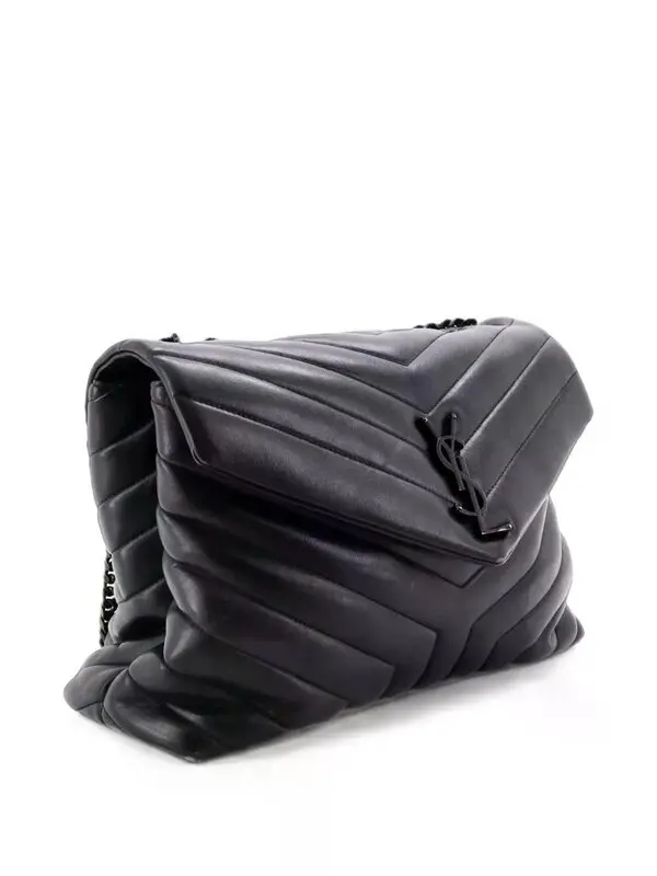Saint Laurent Loulou Matelasse Chevron Leather Medium Shoulder Bag