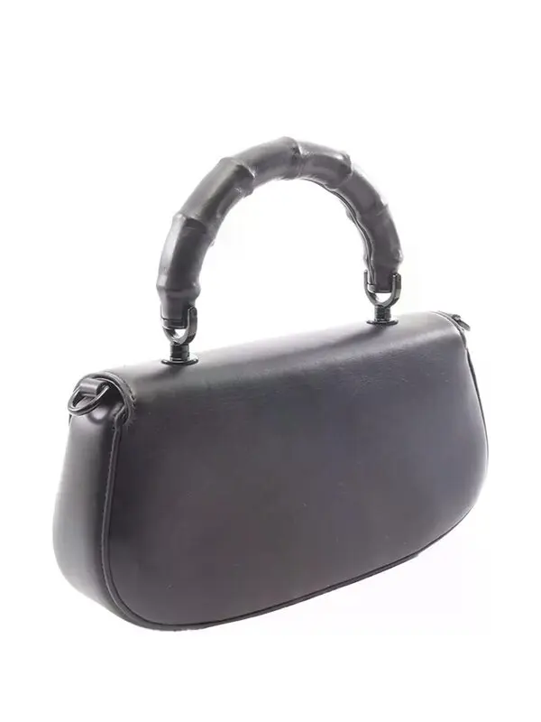Gucci 2016-2026 Small Calfskin Bamboo Diva Top Handle Bag Satchel