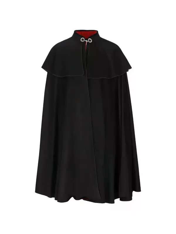 IL TABARRO Layered-panel Hook-fastening Cape