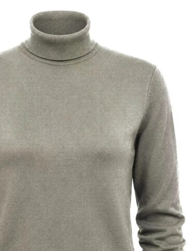 SSEINSE Ribbed-trim Roll-neck Sweater