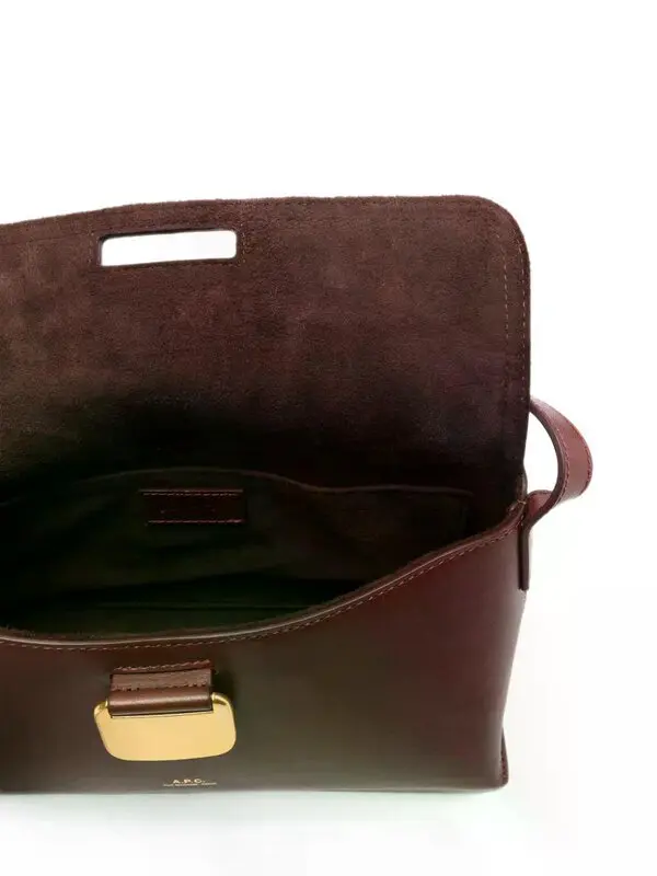 A.p.c. Grace Logo-print Leather Shoulder Bag