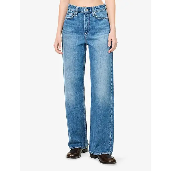 Rag & Bone Logan Wide-leg Denim Jeans