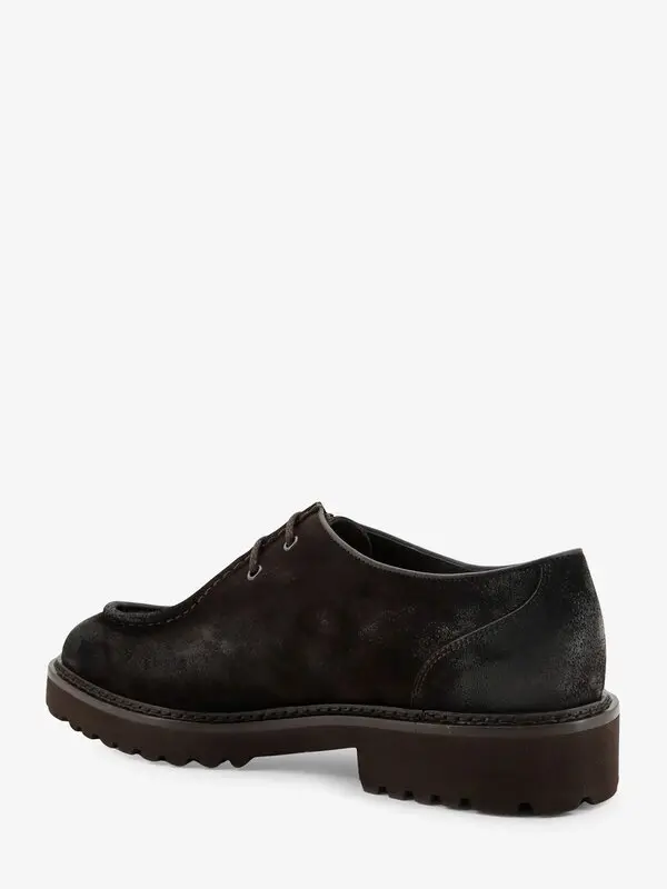 DOUCAL'S Commander Suede Lace-up Shoes