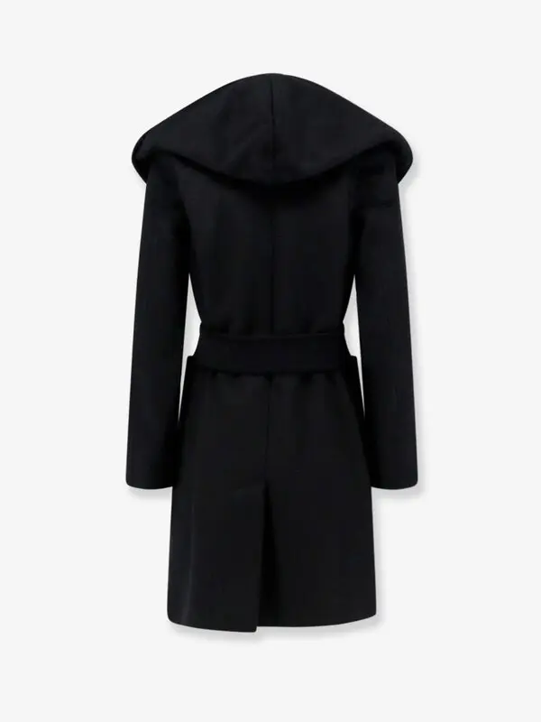 Max Mara Rialto Camel Hair Coat - Black