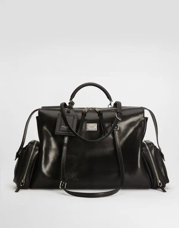Dolce & Gabbana Vittoria Calfskin Bag - Black