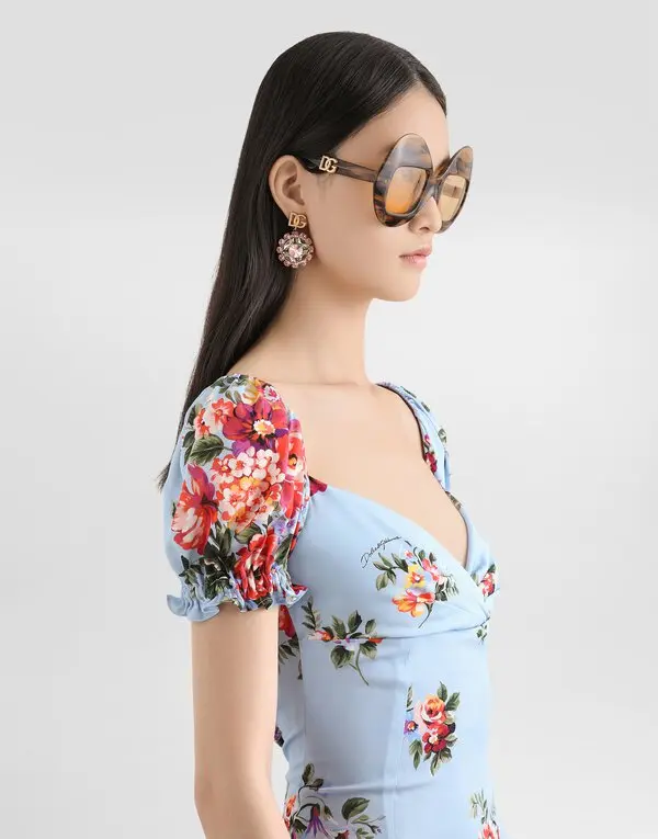Dolce & Gabbana Floral Print Midi Dress