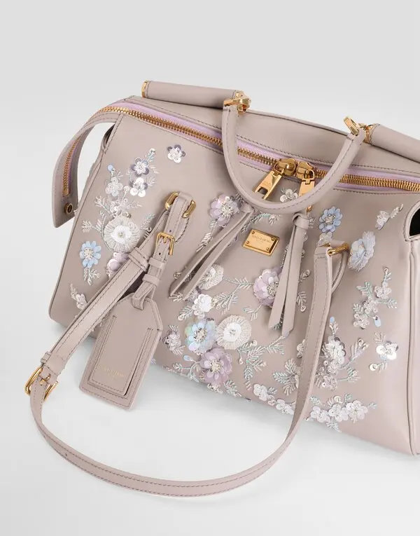 Dolce & Gabbana Medium Vittoria Handbag With Embroidery Collection