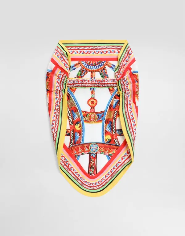 Dolce & Gabbana Carretto-print Poplin Bandana