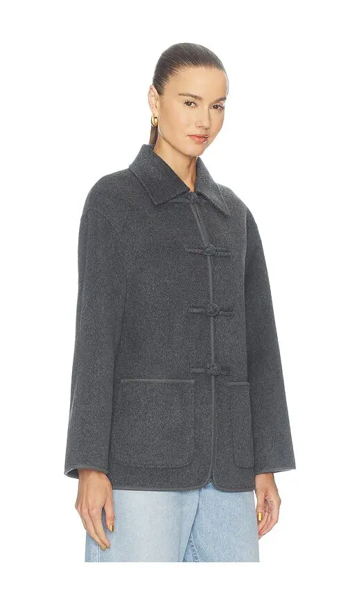 RÓHE Double Faced Wool Pankou Closure Jacket