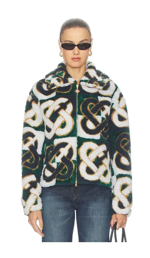 Casablanca Fleece Jacket In . Also - Multi