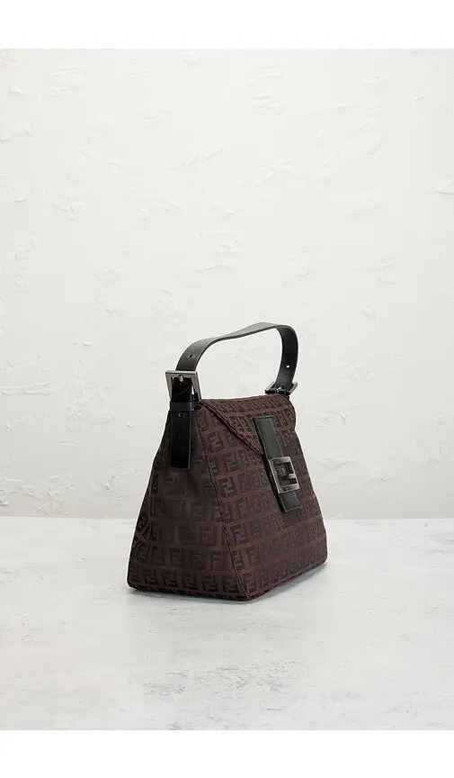FWRD RENEW Fendi Zucchino Shoulder Bag