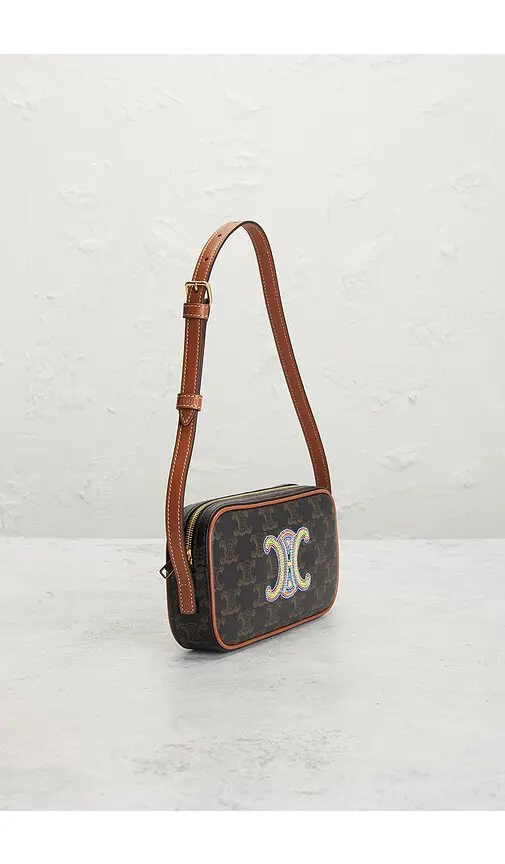 FWRD RENEW Celine Triomphe Mini Camera Bag