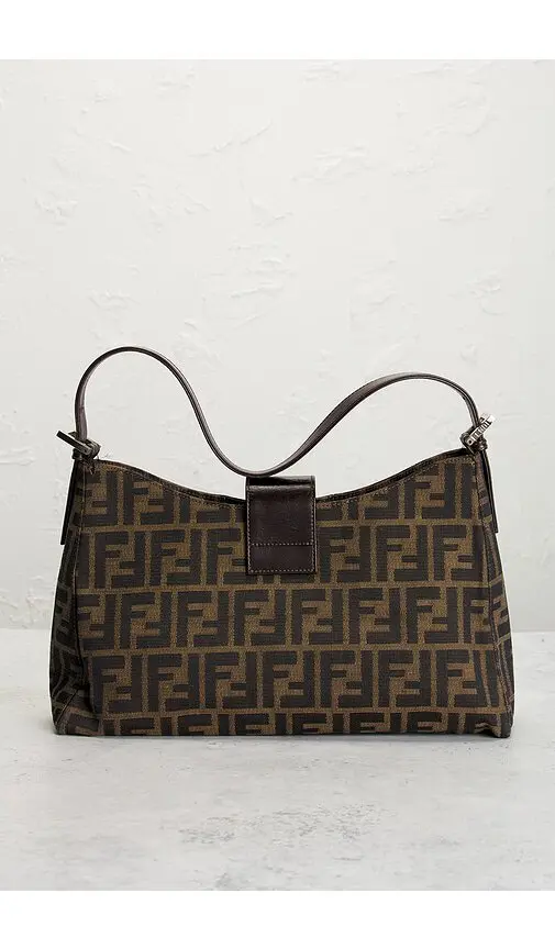 FWRD RENEW Fendi Zucca Shoulder Bag