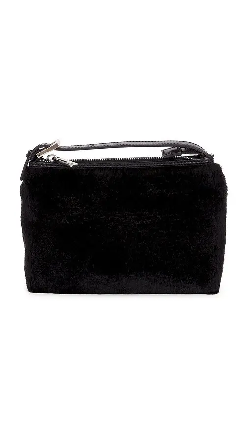 FWRD RENEW Fendi Fur Vanity Handbag - Black