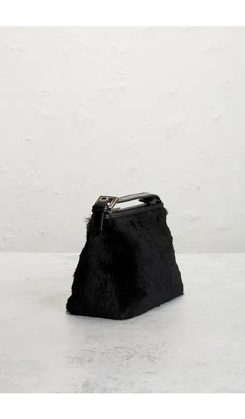 FWRD RENEW Fendi Fur Vanity Handbag