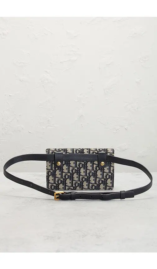 FWRD RENEW Dior Oblique Saddle Belt Bag