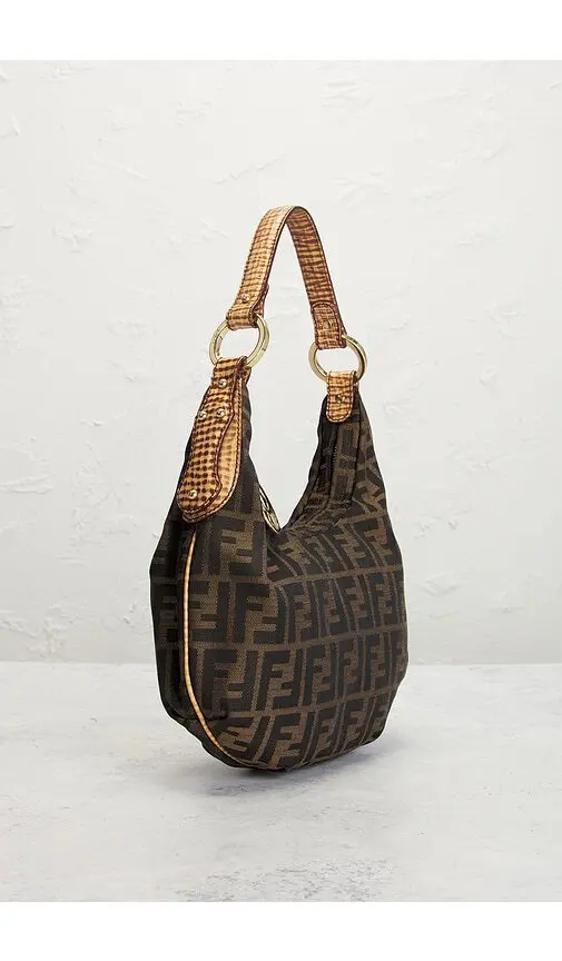 FWRD RENEW Fendi Zucca Chef Hobo Bag