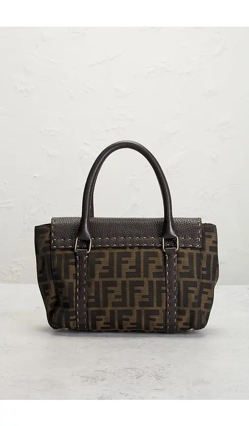 FWRD RENEW Fendi Zucca Linda Handbag