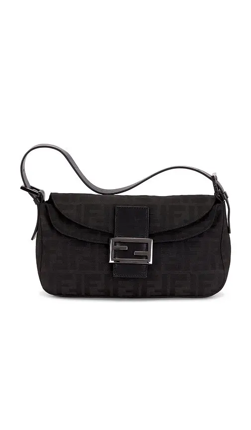 FWRD RENEW Fendi Zucca Baguette Shoulder Bag