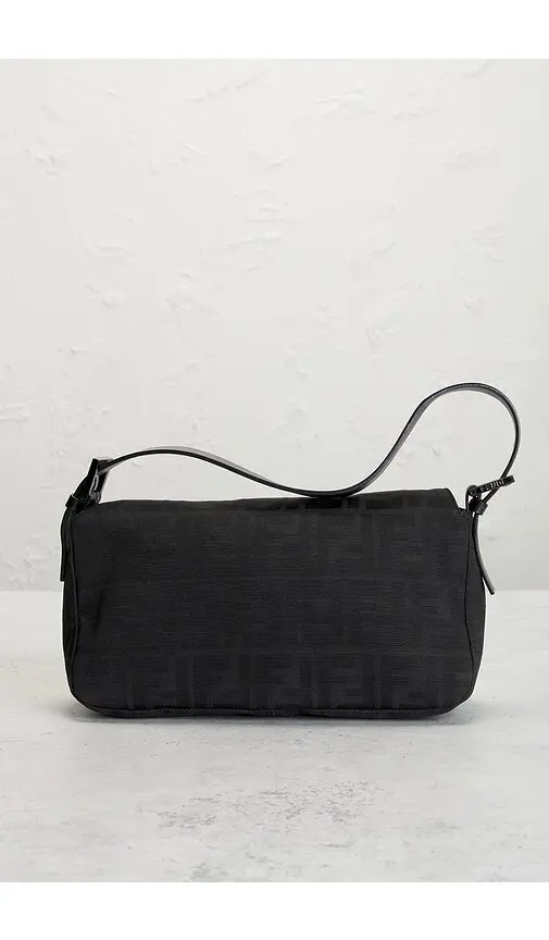 FWRD RENEW Fendi Zucca Baguette Shoulder Bag