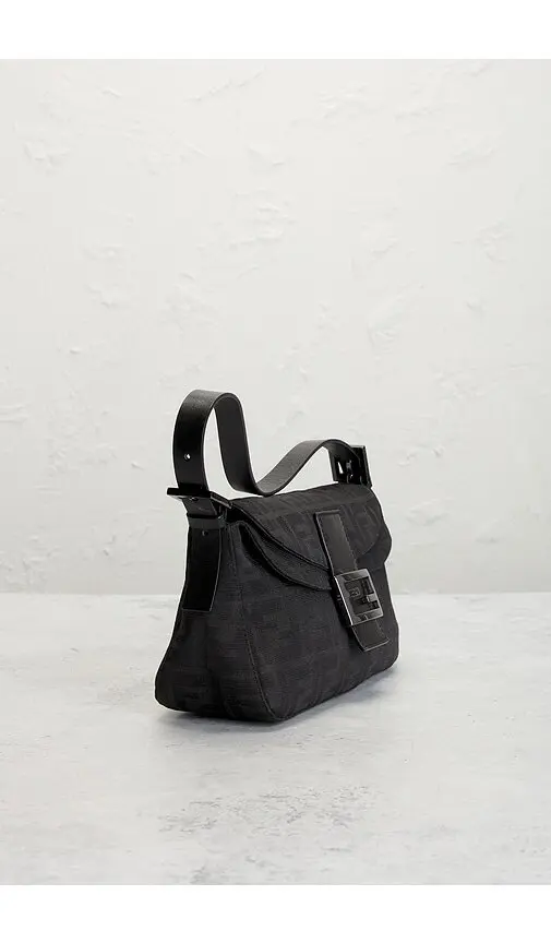 FWRD RENEW Fendi Zucca Baguette Shoulder Bag