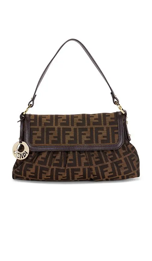 FWRD RENEW Fendi Zucca Chef Shoulder Bag