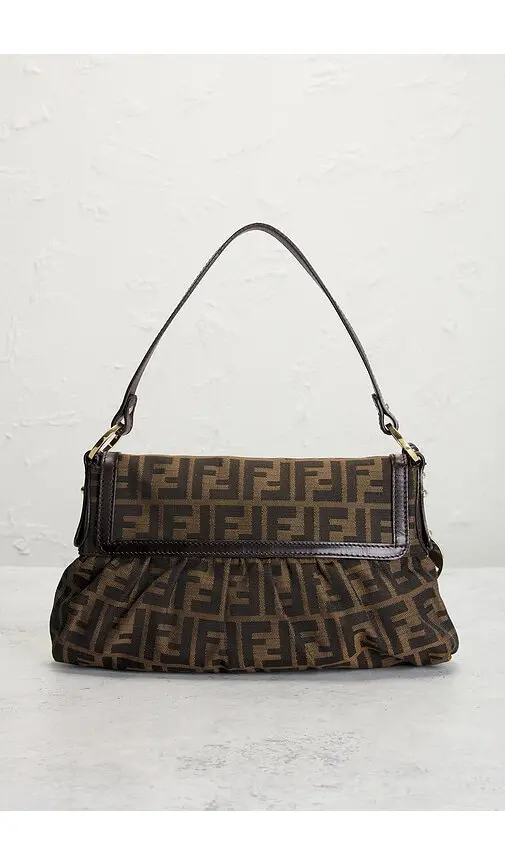 FWRD RENEW Fendi Zucca Chef Shoulder Bag