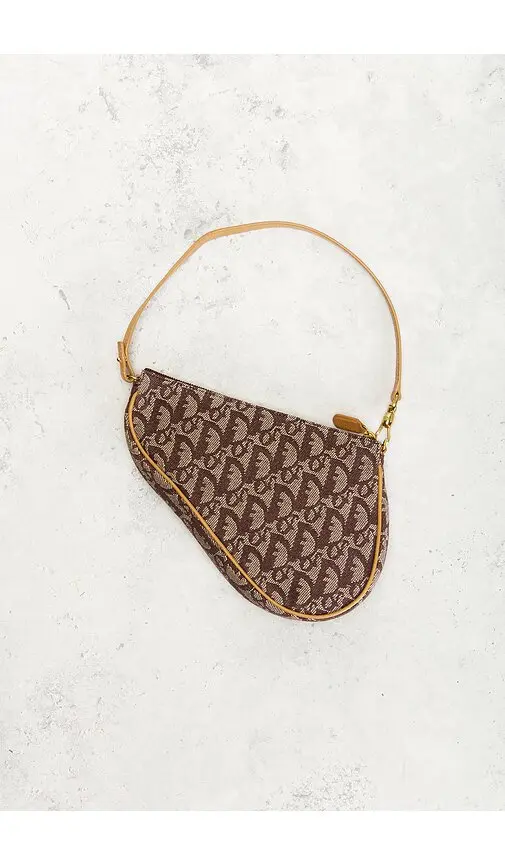 FWRD RENEW Dior Diorissimo Pochette Saddle Bag