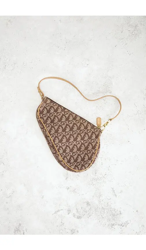 FWRD RENEW Dior Diorissimo Pochette Saddle Bag